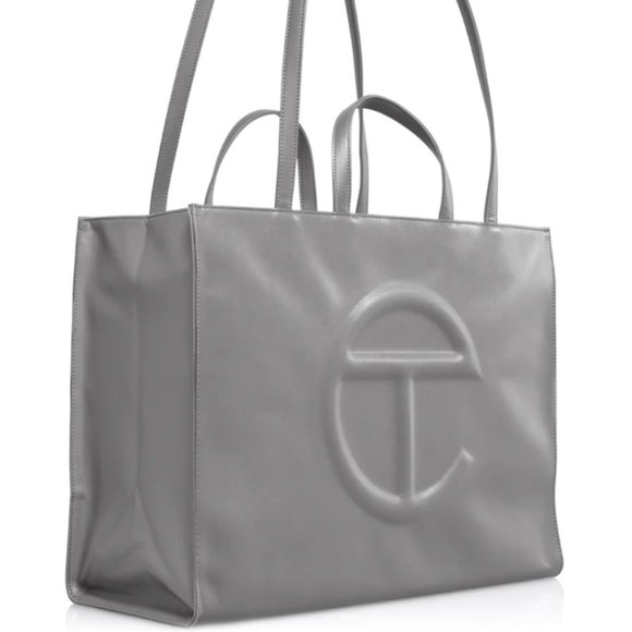 Telfar | Bags | Telfar Large Shopping Bag Grey | Poshmark